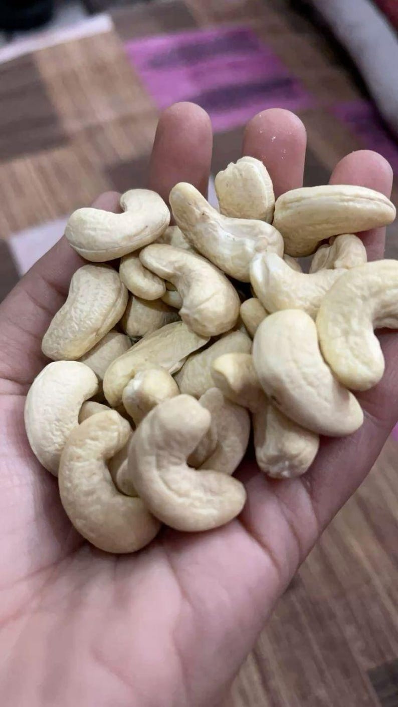 Raw Cashew Nuts: Natural, Unsalted Vegan Snack - Etsy