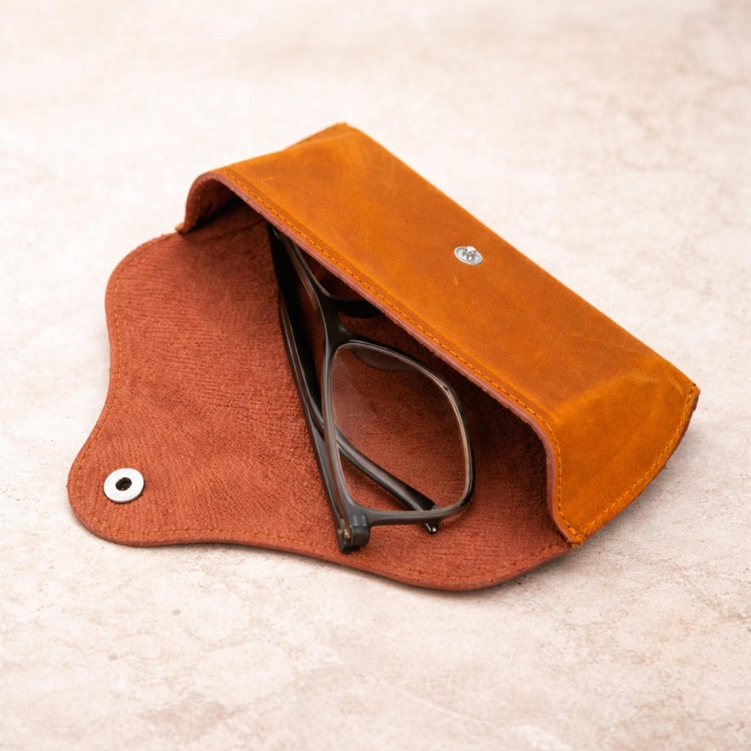 Personalized Leather Glasses Case, Custom Sunglasses Holder ...