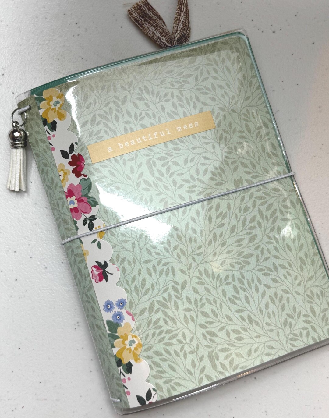 Handmade Vinyl Traveler's Notebook: Refillable Journal Planner - Etsy