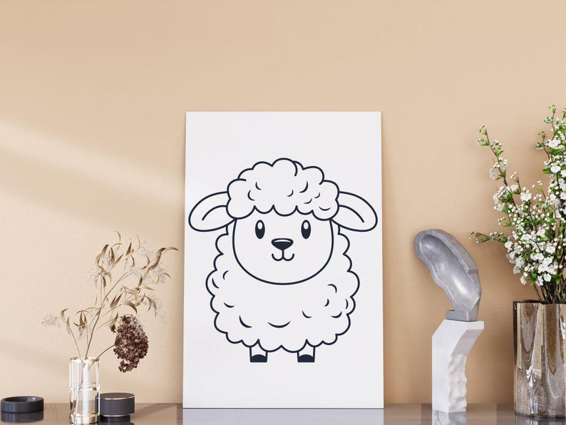 Paquete SVG de ovejas: archivos de corte de animales de granja ...