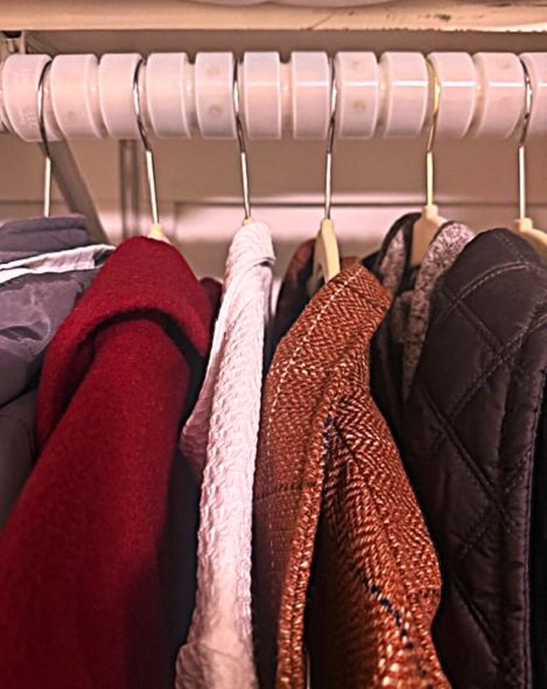 Snap on Clothes Closet Hanger Organizer/spacer - Etsy