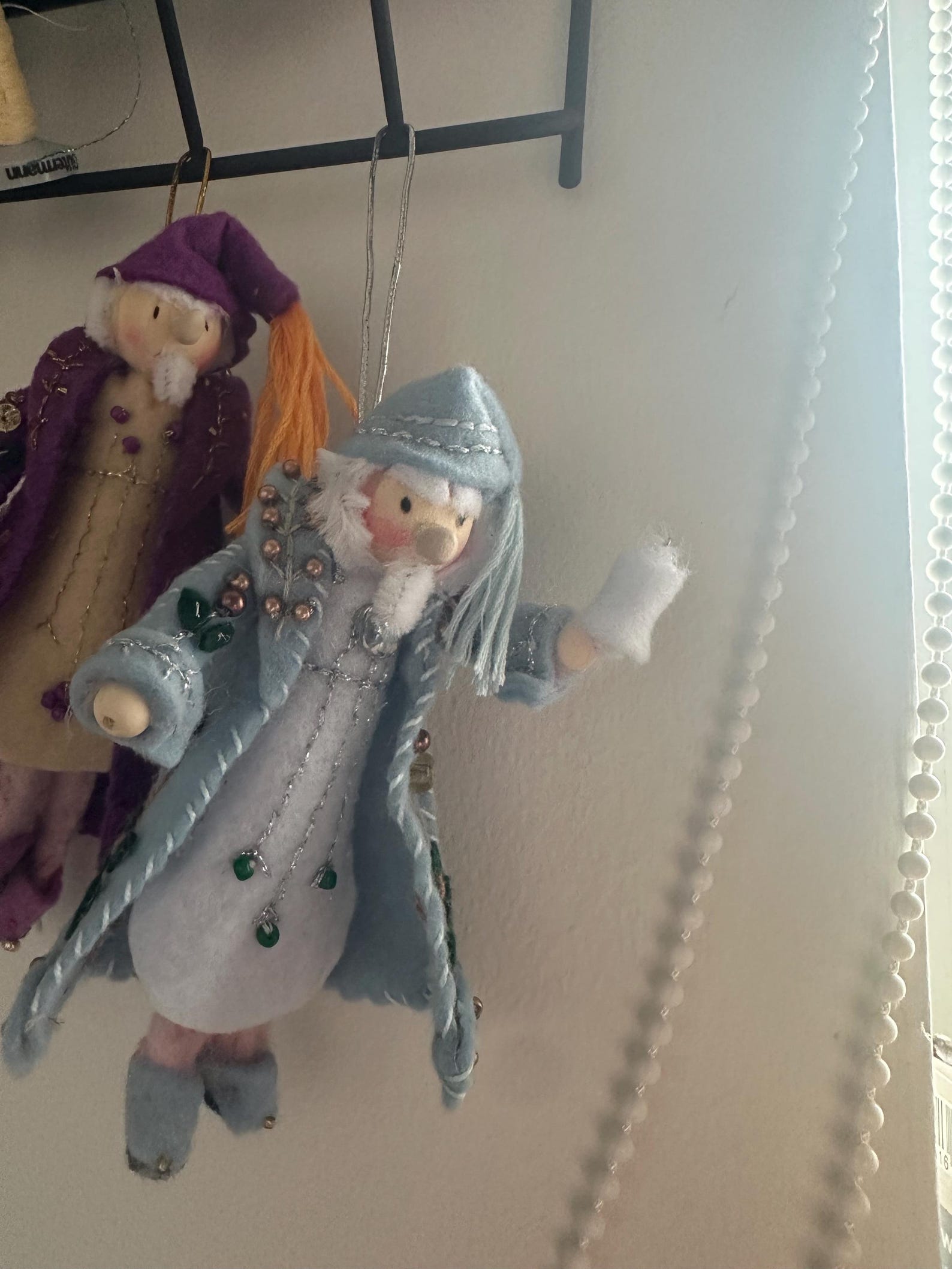 Scrooge - Handmade Felt Hanging Christmas Decoration. - Etsy