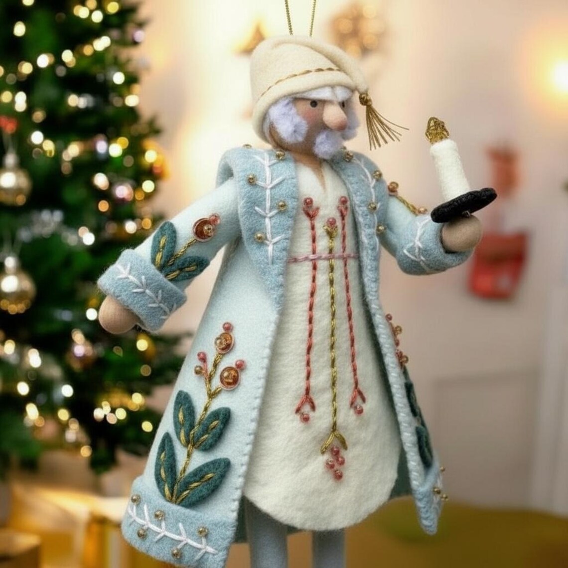 Scrooge - Handmade Felt Hanging Christmas Decoration. - Etsy