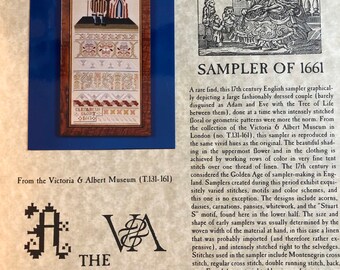 Scarlet letter sampler | Etsy