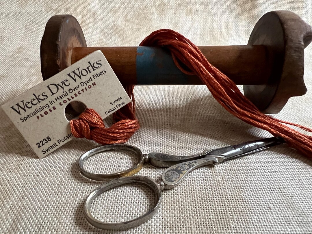 Sweet Potato by Weeks Dye Works is 5 Yards of Over Dyed Cotton Thread ...