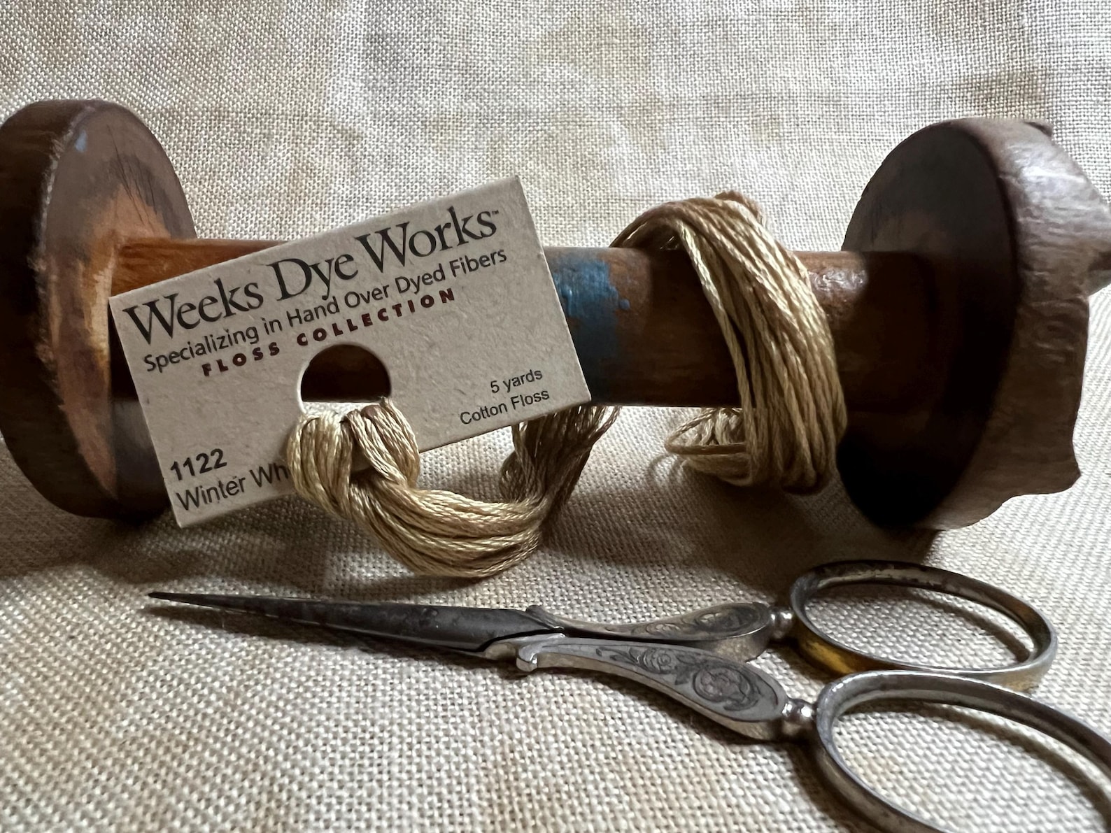 Winter Wheat by Weeks Dye Works 5 Yards of Hand Dyed Cotton Thread - Etsy