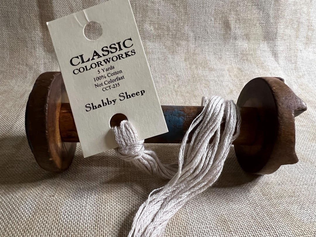 Shabby Sheep by Classic Colorworks 5 Yard Skein Over Dyed Cotton Thread ...