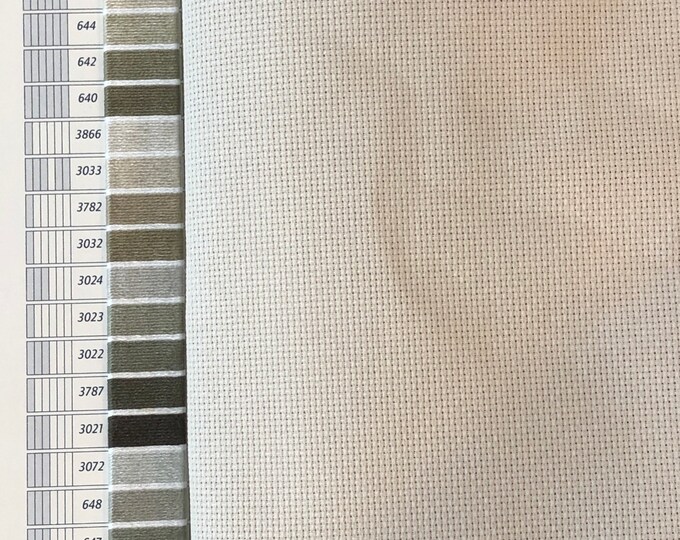 Platinum 16 Count Aida 1/4 Yard Zweigart Base Aida - Etsy