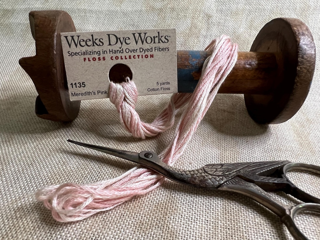 Meredith's Pink by Weeks Dye Works is 5 Yards of Over Dyed Cotton ...