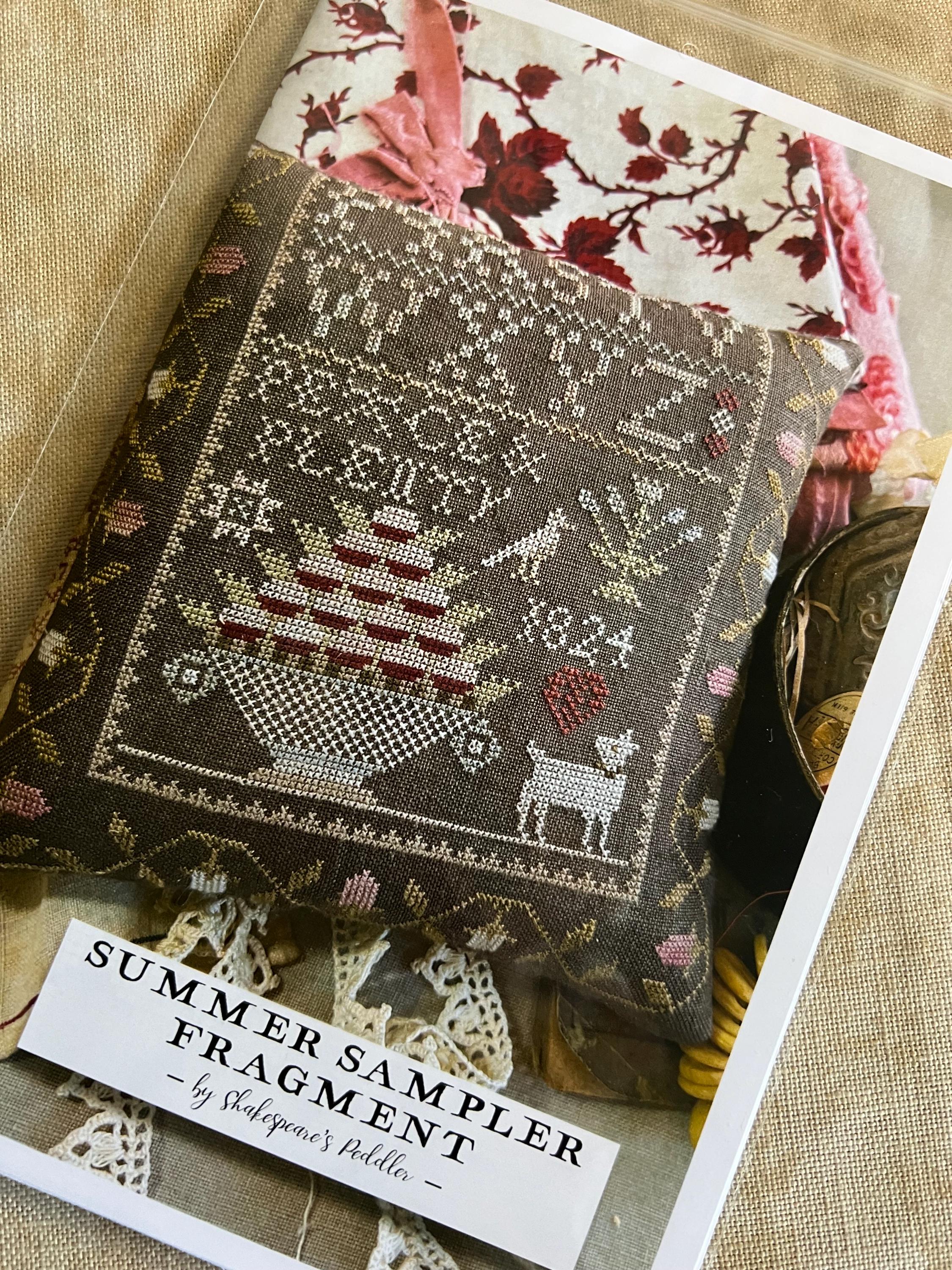 Summer Sampler Fragment by Shakespeare’s Peddler - Etsy