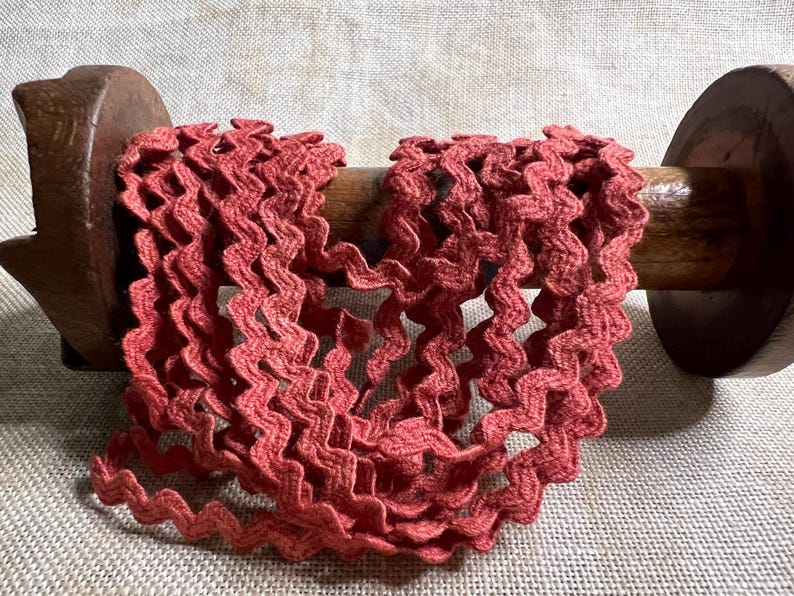 Sweeney Red 1/4 Rick Rack 3 Yards by From the Cauldron - Etsy