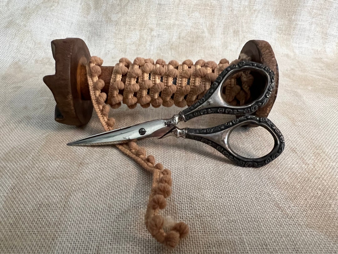 Scorched Linen 1 Yard Mini Pom Pom by From the Cauldron - Etsy