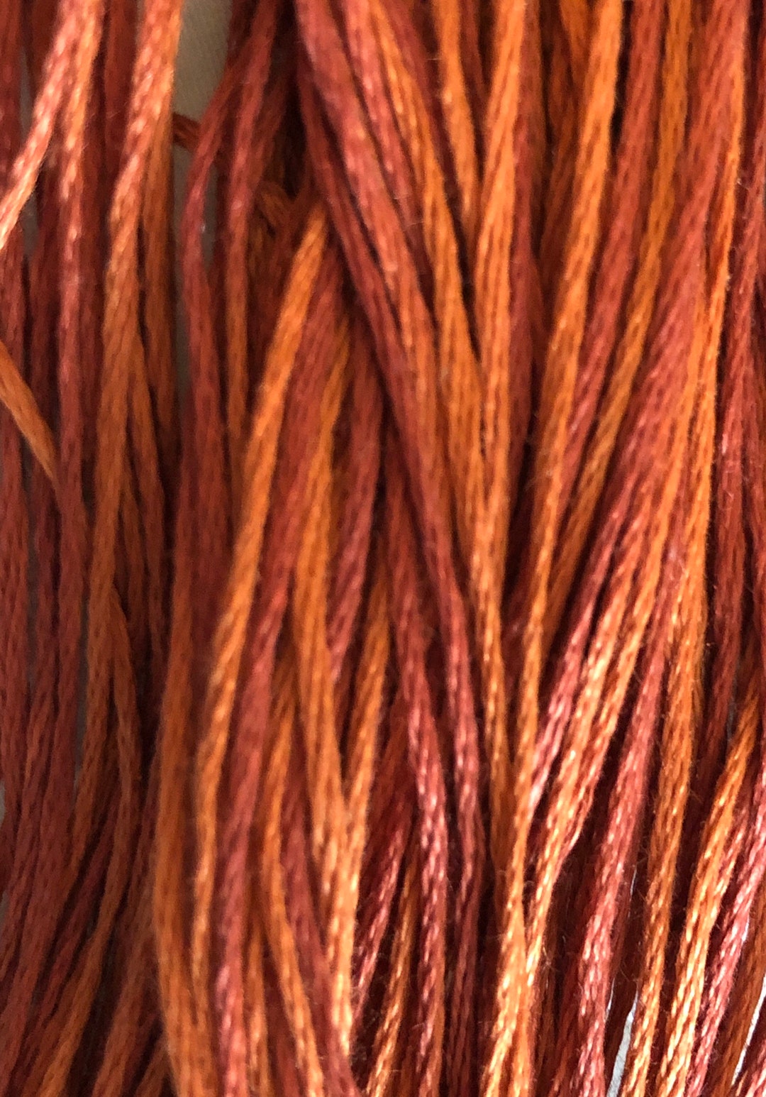 Terra Cotta by Weeks Dye Works Over Dyed Cotton Thread - Etsy