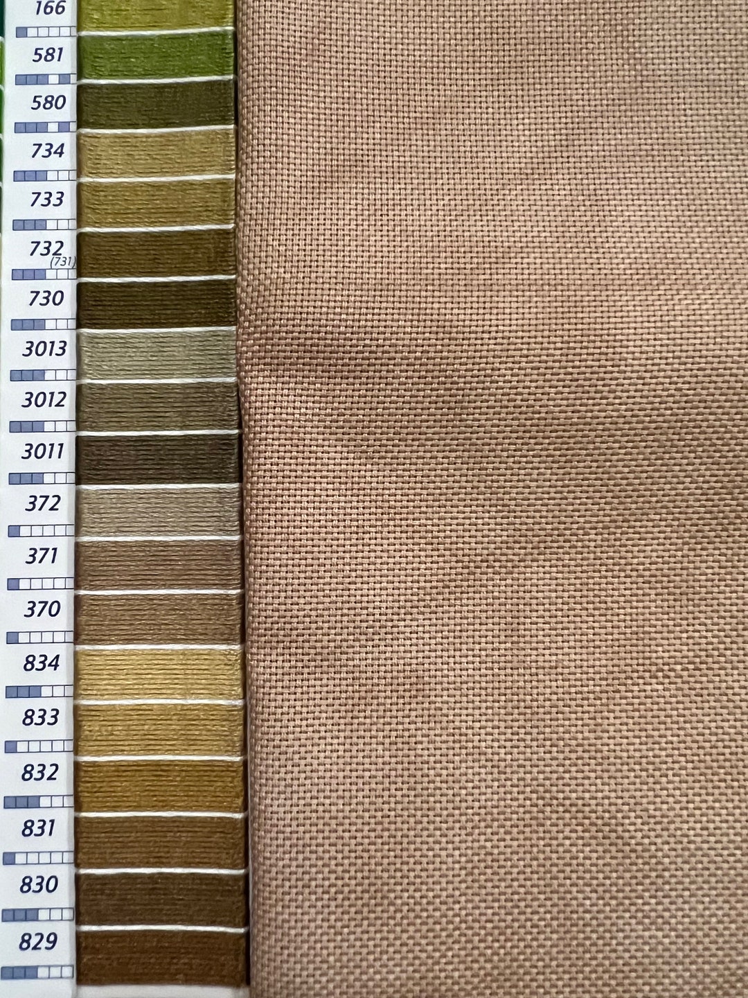 Cow Fodder 22 Count Hardanger Aida Hand Dyed by From the Cauldron ...