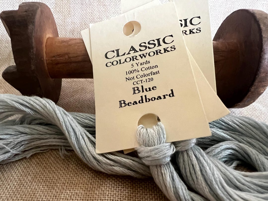 Blue Beadboard by Classic Colorworks is 5 Yards of Over Dyed Cotton ...