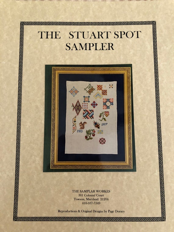 The Stuart Spot Sampler by the Sampler Workes | Etsy