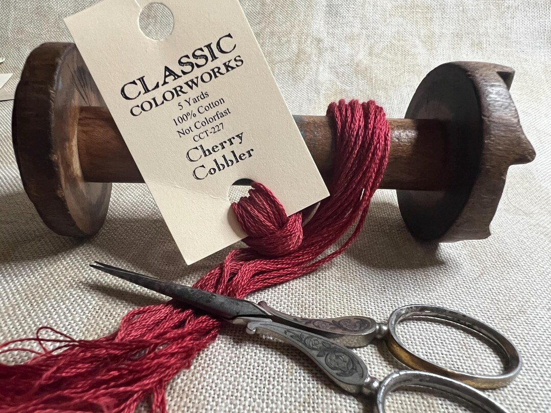 Cherry Cobbler by Classic Colorworks 5 Yards of Over Dyed Cotton Thread ...