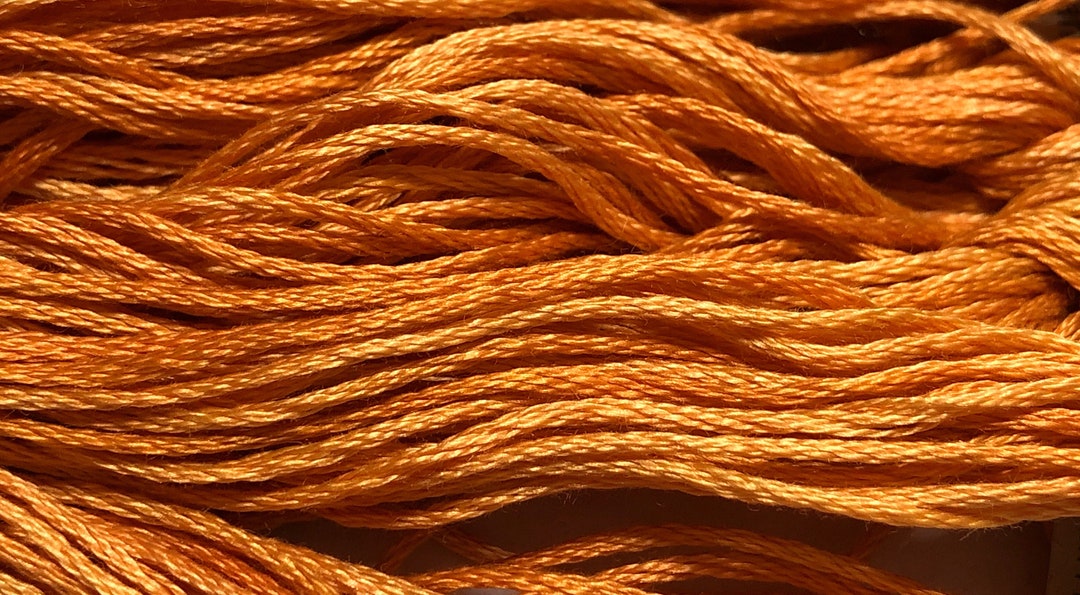 Carrot by Weeks Dye Works Over Dyed Cotton Thread - Etsy