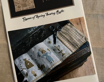 STACY NASH DESIGNS bees & Birds Sewing Roll, Biscornu and Fob Counted Cross Stitch Pattern ...