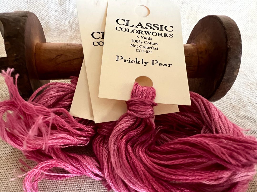Prickly Pear by Classic Colorworks is 5 Yards of Overdyed Cotton Thread ...