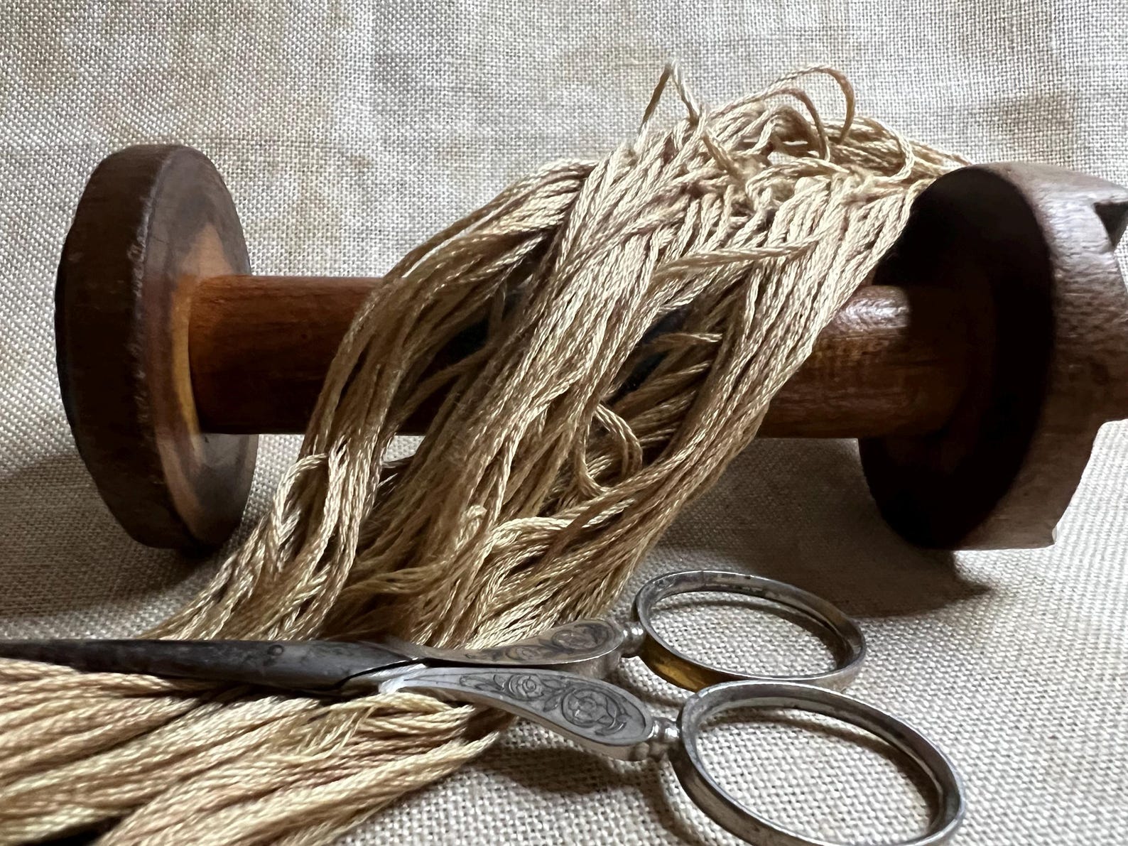 Winter Wheat by Weeks Dye Works 5 Yards of Hand Dyed Cotton Thread - Etsy
