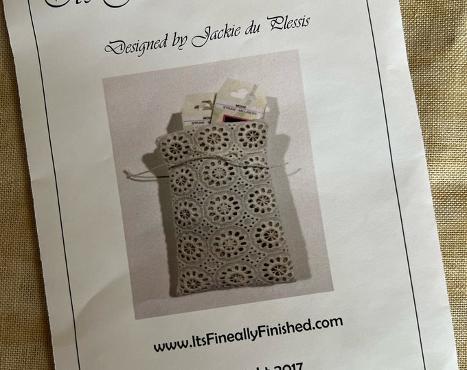 Needle Packet Anglaise Pouch Kit by Fine-ally Finished Jackie Du Plessi ...