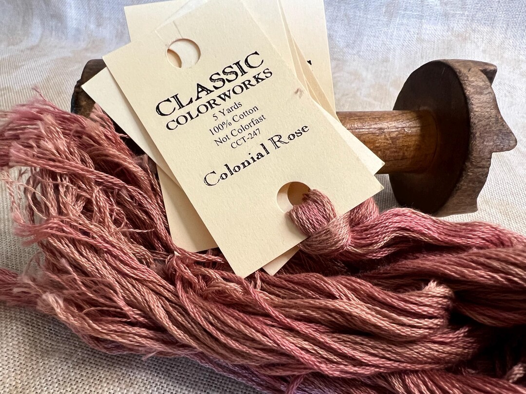 Colonial Rose by Classic Colorworks is 5 Yards of Over Dyed Cotton ...