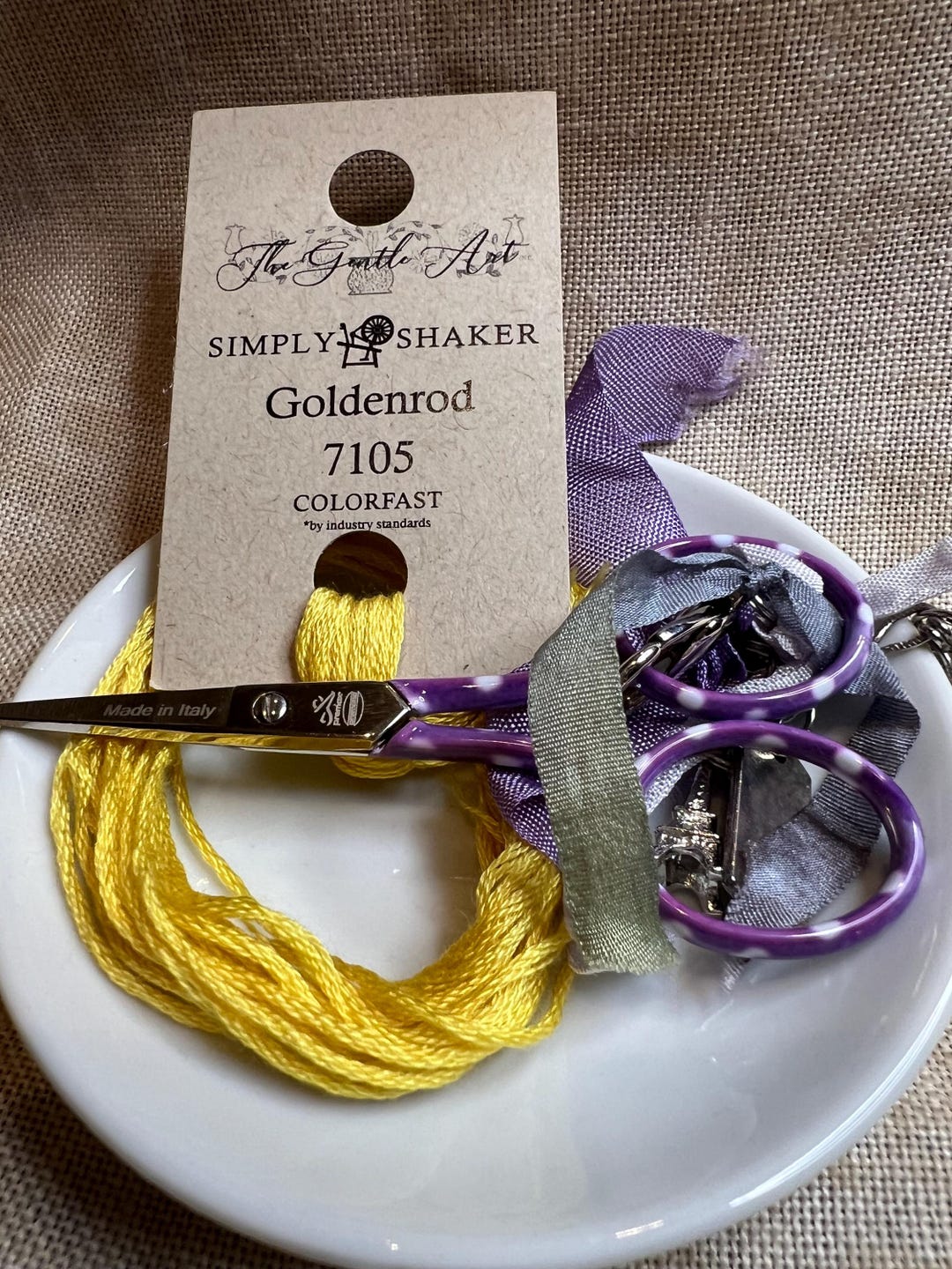 Goldenrod by the Gentle Art is 5 Yards of Over Dyed Cotton Thread - Etsy