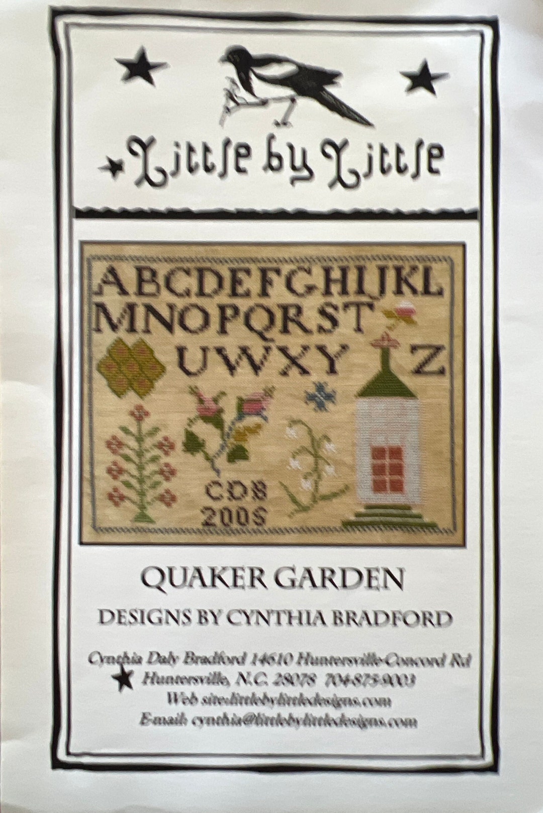 OOP Chart Quaker Garden by Little by Little Cynthia Bradford Previously Owned - Etsy