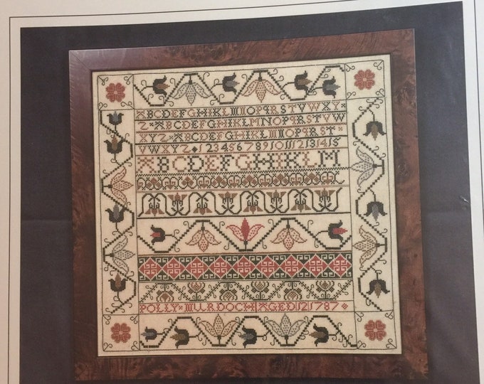 OOP Chart Polly Murdoch Sampler by Threads of Gold Reproduction Sampler ...