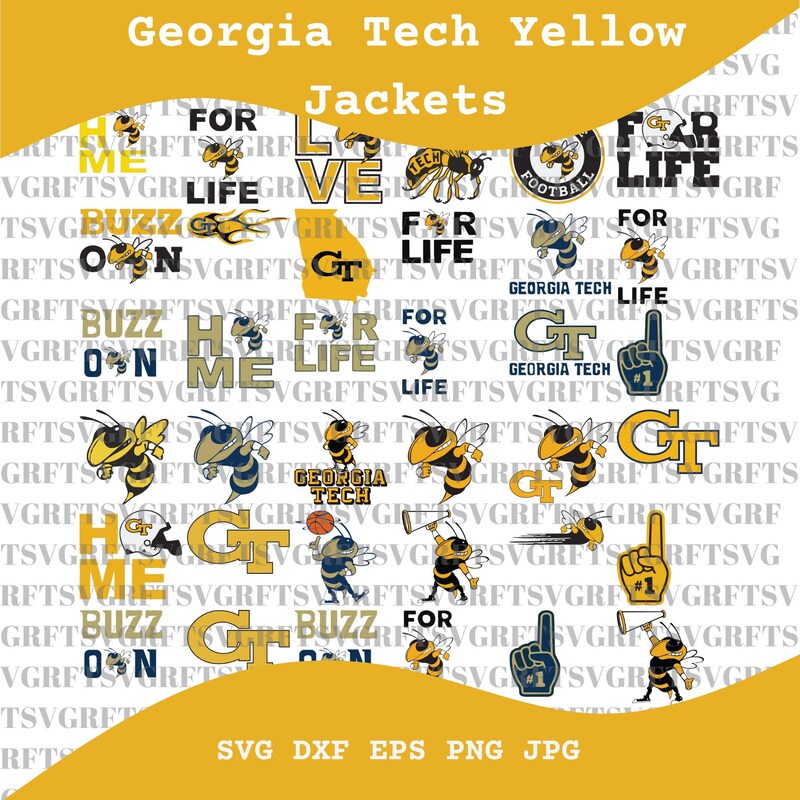 Yellow Jacket Cheer Svg - Etsy