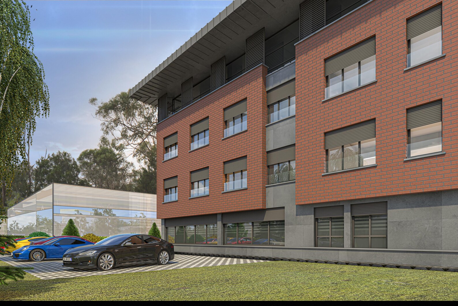3D Exterior Home Design Rendering: Architectural Visualization Digital ...