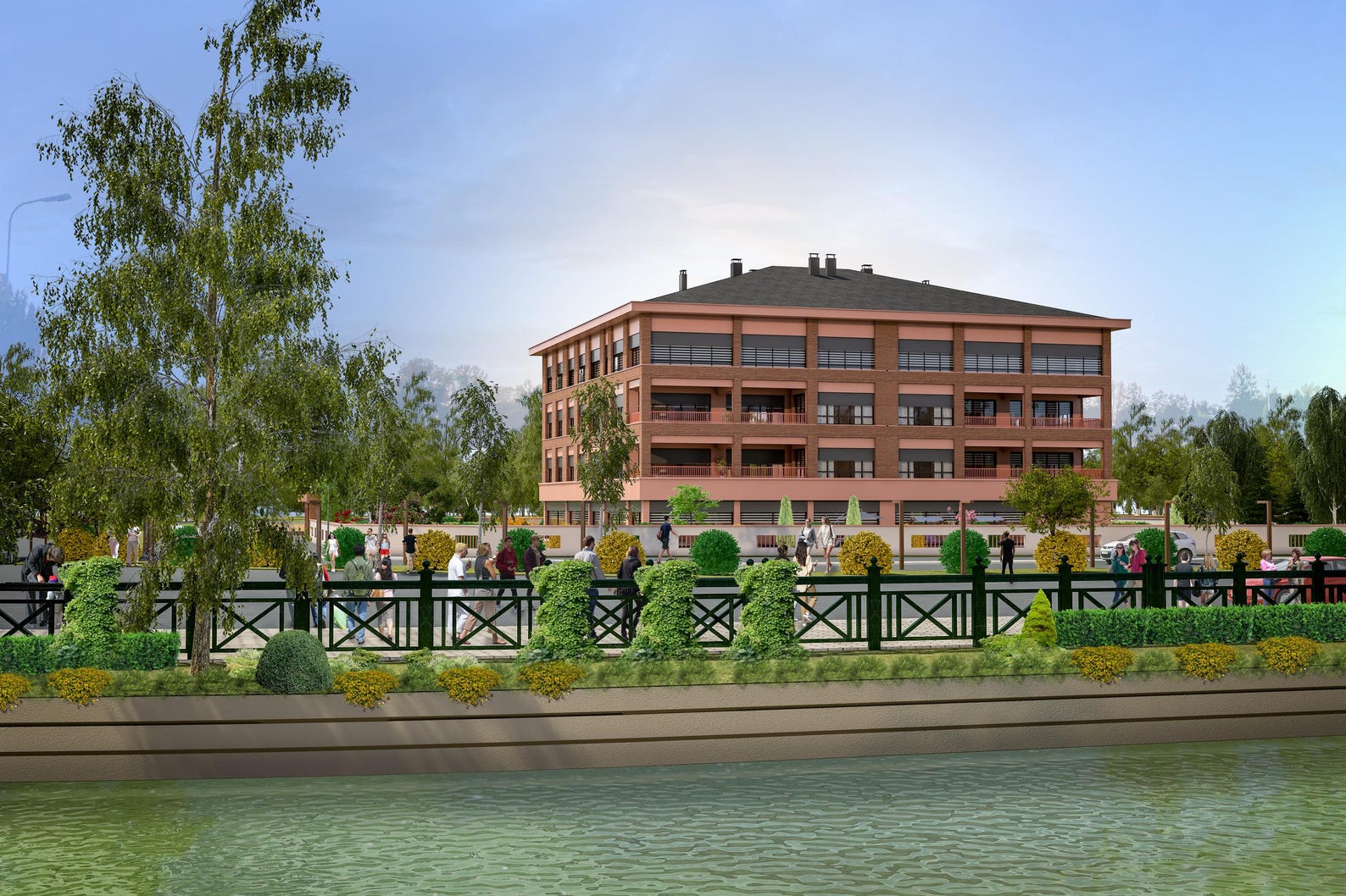 3D Exterior Home Design Rendering: Architectural Visualization Digital ...