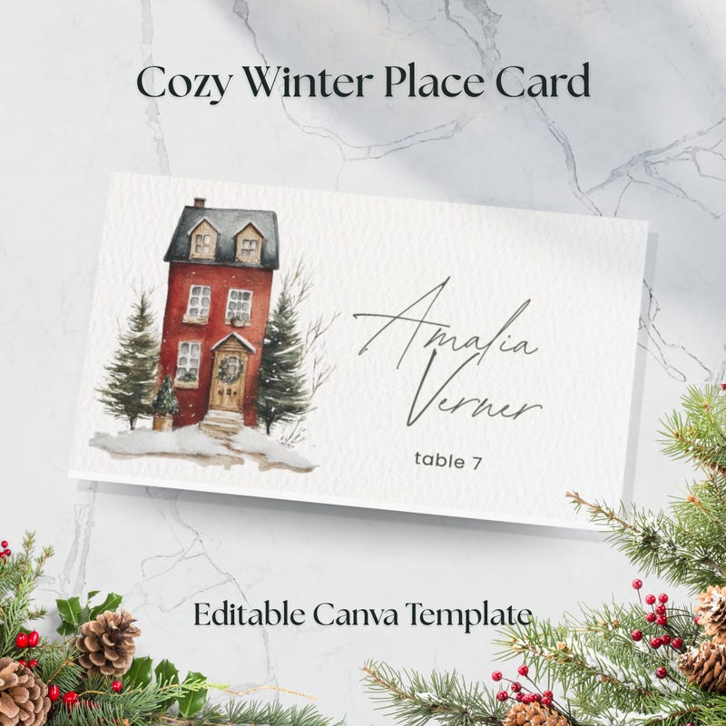 Recollections Template Place Cards - Etsy