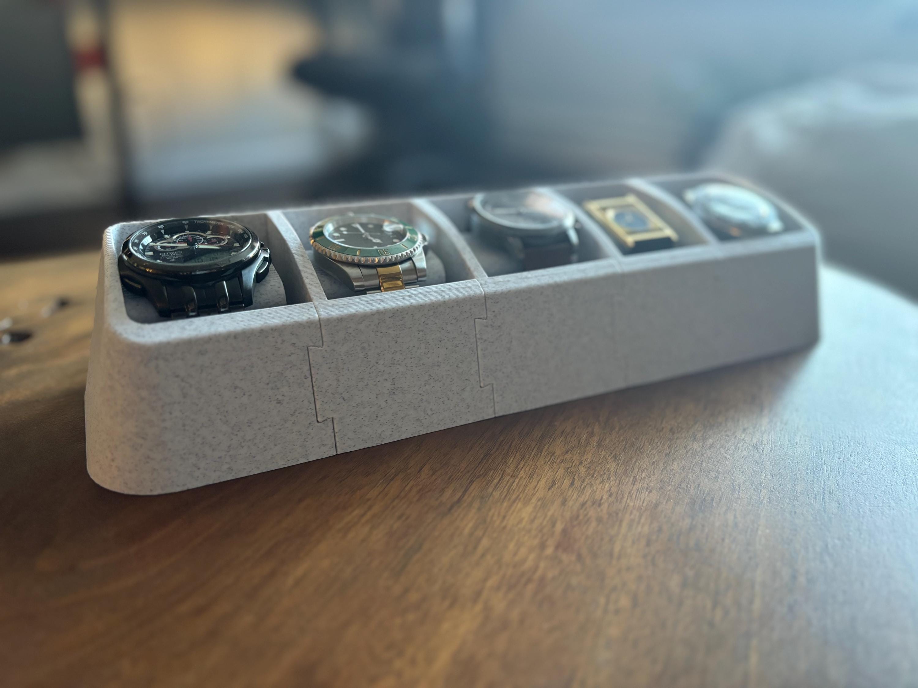 Modular Watch Stand - Gift for Boyfriend, Dad, Brother - Watch Display ...