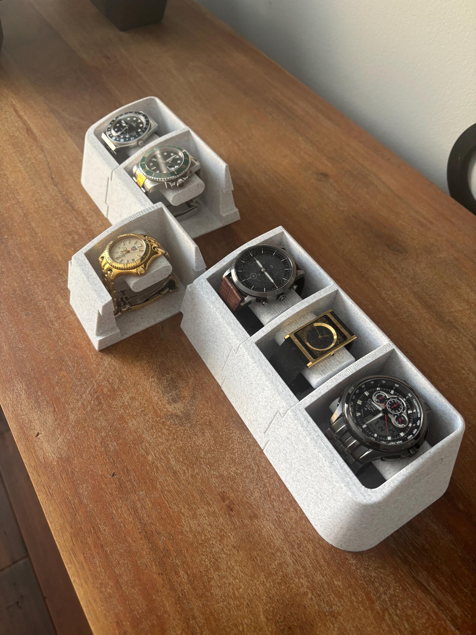 Modular Watch Stand - Gift for Boyfriend, Dad, Brother - Watch Display ...