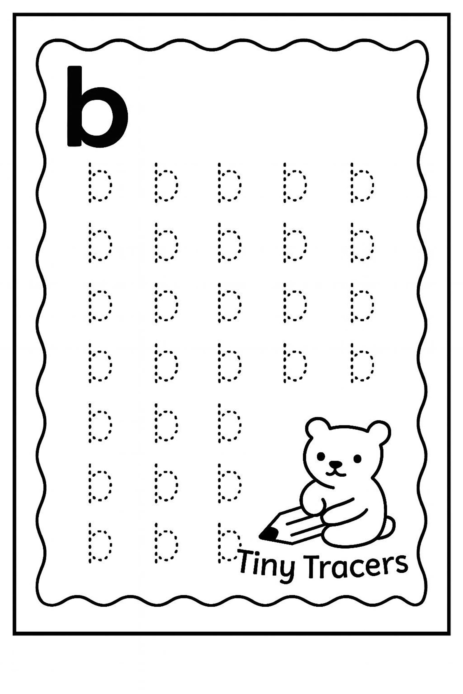 Lowercase Alphabet Tracing Worksheets: Preschool Handwriting Practice ...