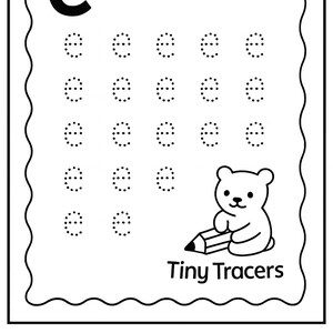 Lowercase Alphabet Tracing Worksheets: Preschool Handwriting Practice ...