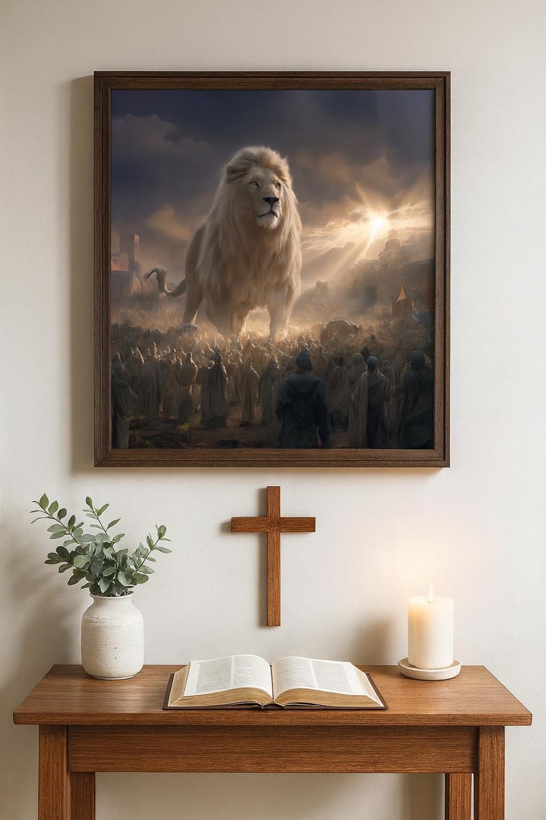 Lion of Judah Christian Wall Art Instant Download Printable Bible ...