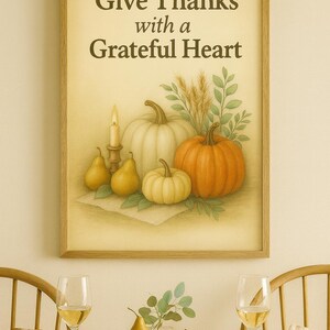 Give Thanks With a Grateful Heart – Vintage Thanksgiving Still Life ...