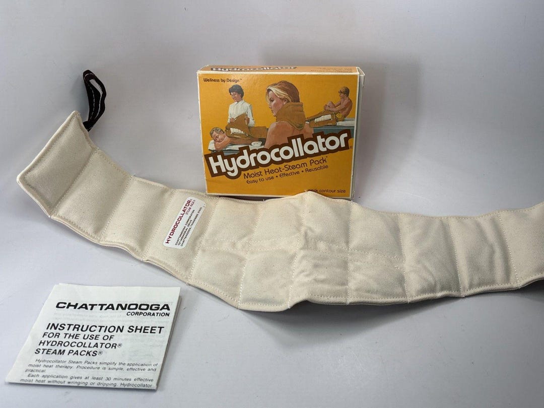 Vintage Chattanooga Hydrocollator Steam Pack Moist Heat Pad Neck ...