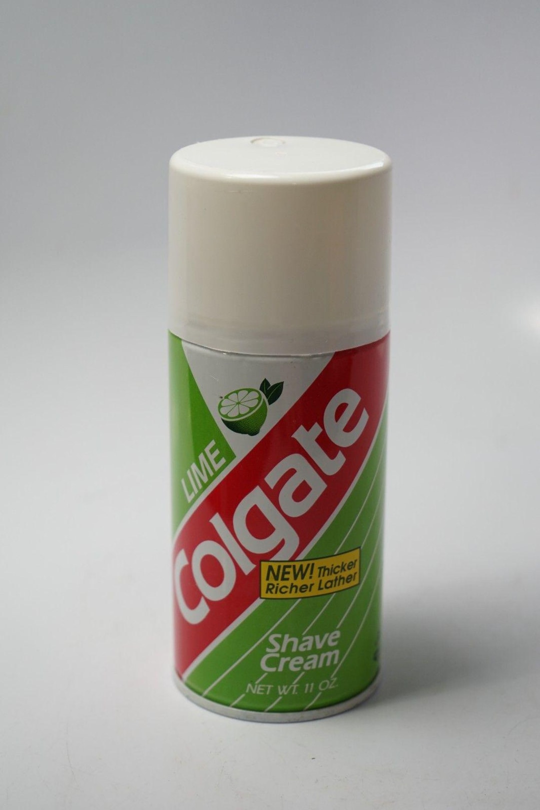 NEW FULL Vintage Colgate Instant Shave Lime Shaving Cream 11 Oz ...