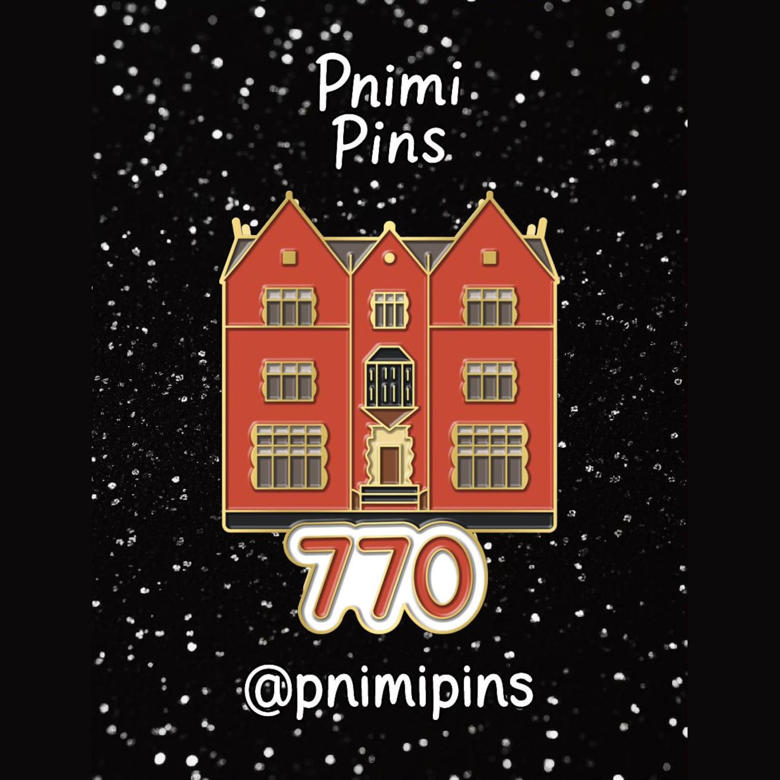 Insigne juif hassidique Habad 770 en émail – par Pnimi Pins - Etsy France