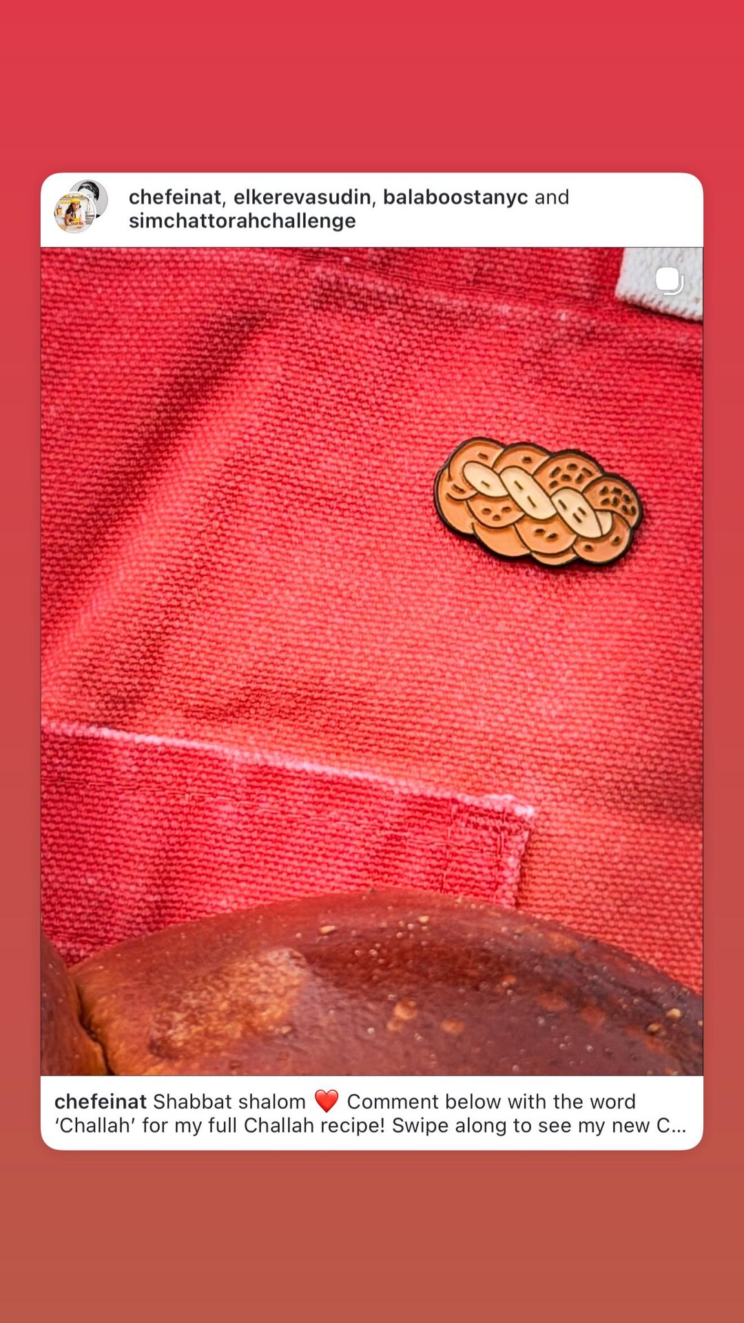 Challah Enamel Pin – by Pnimi Pins - Etsy