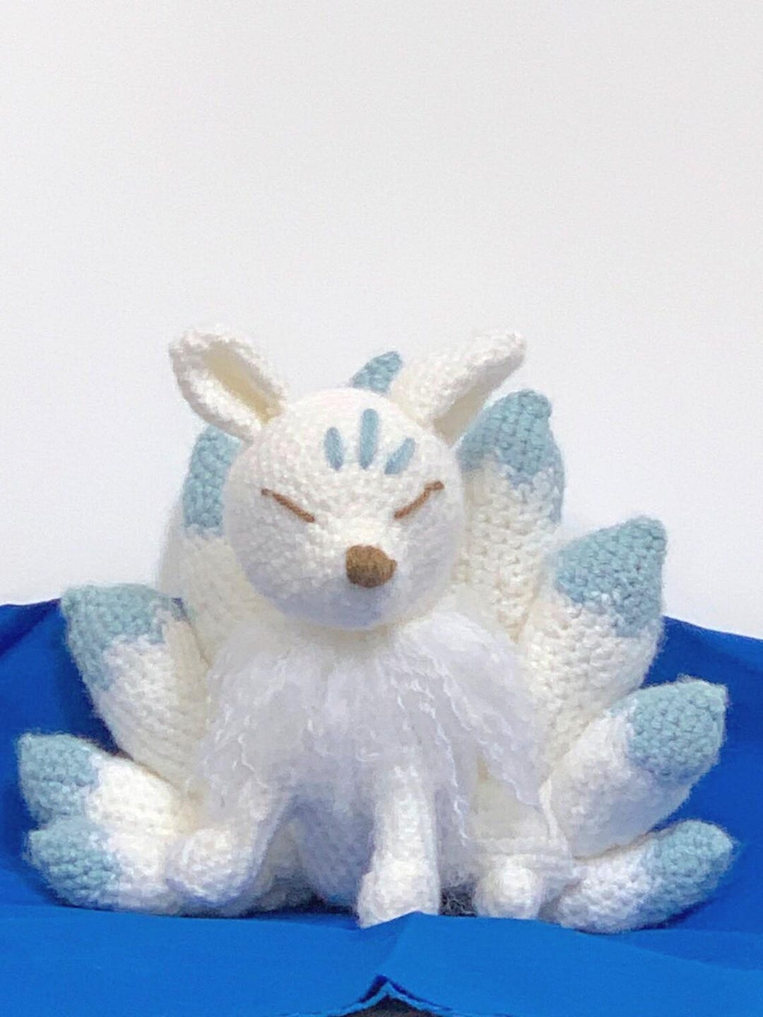 Kitsune Stuffed Toy, Nine Tailed Fox Crochet Amigurumi Pattern, DIY ...