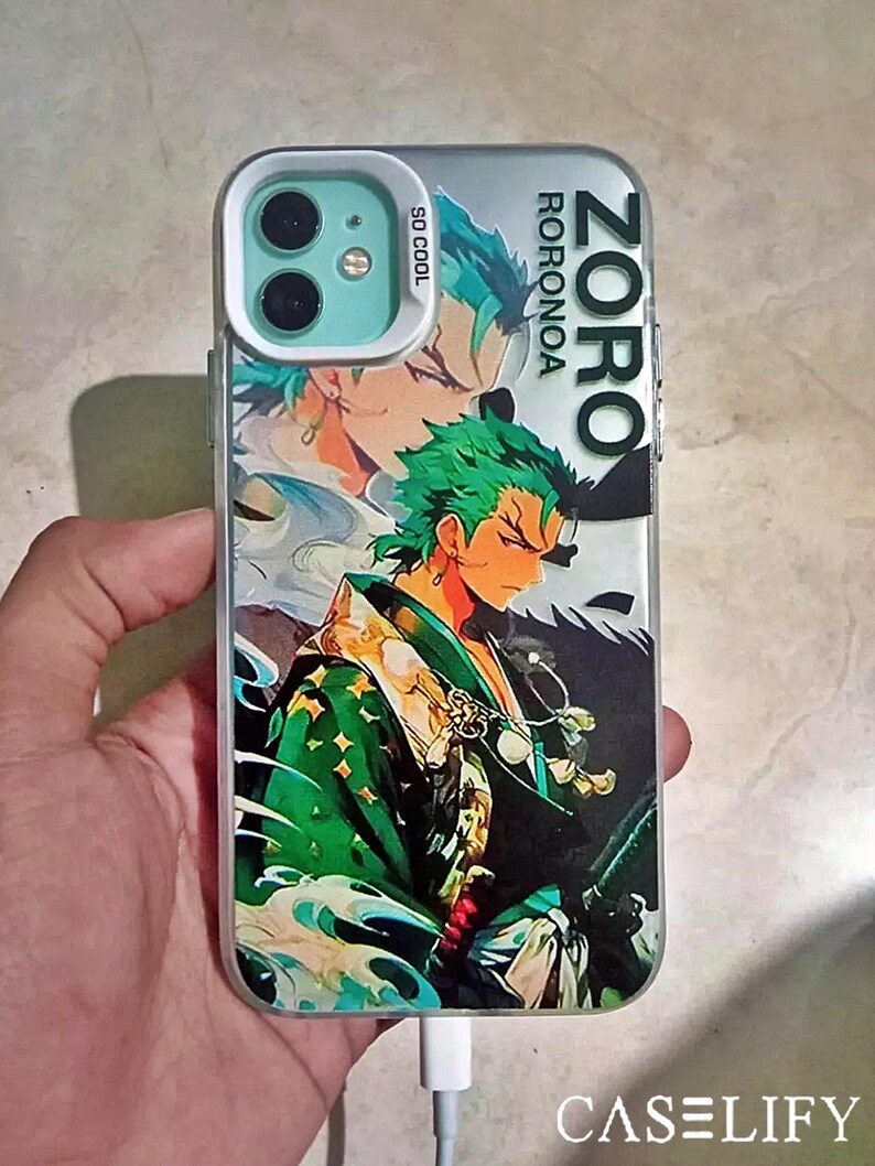 One Piece Zoro iPhone Case - Roronoa Zoro Anime Hard Cover for iPhone ...