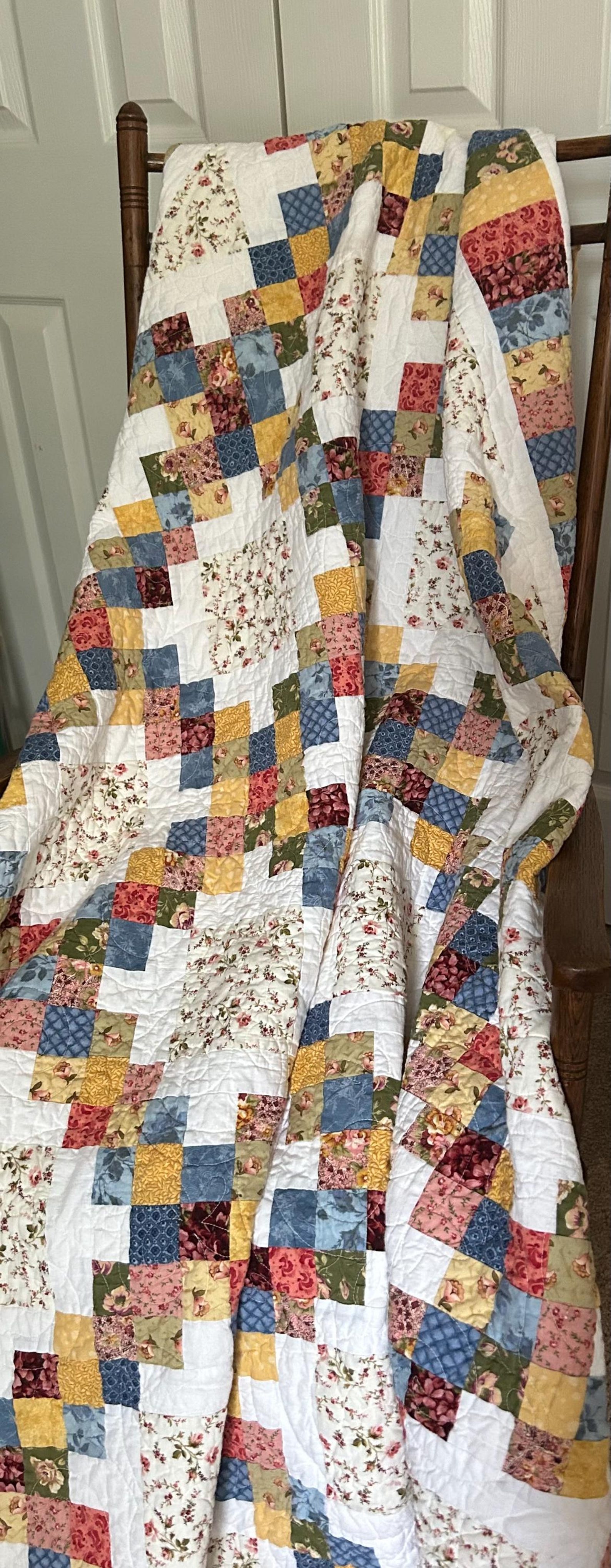 Country Charm Irish Chain Quilt - Made to Order / 3 Sizes - Etsy