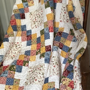 Country Charm Irish Chain Quilt - Made to Order / 3 Sizes - Etsy