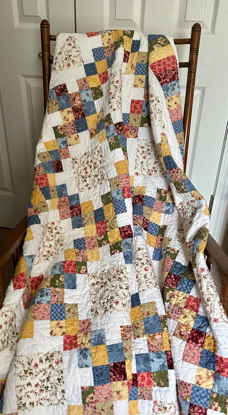 Country Charm Irish Chain Quilt - Made to Order / 3 Sizes - Etsy