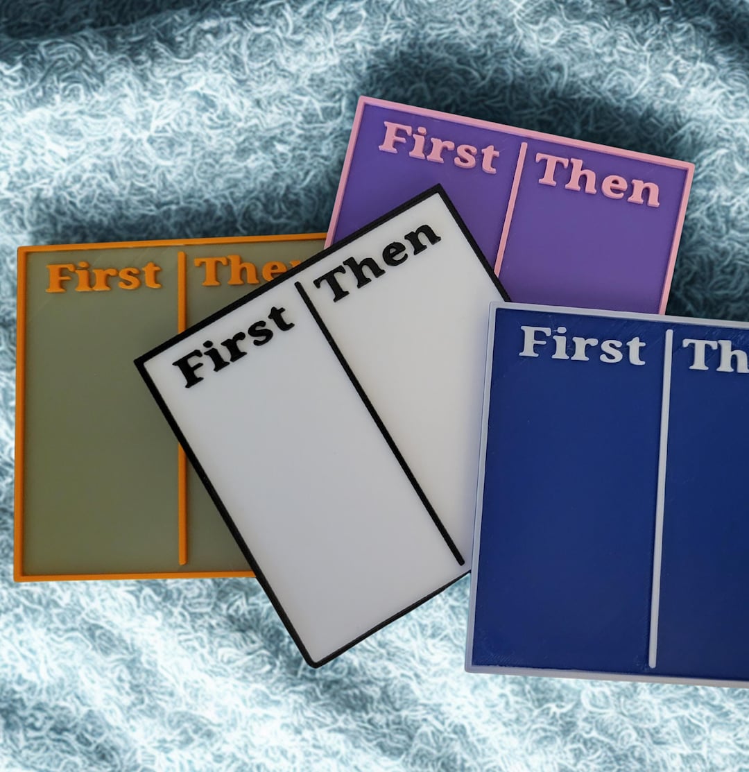 3D Printed First Then Boards - Etsy